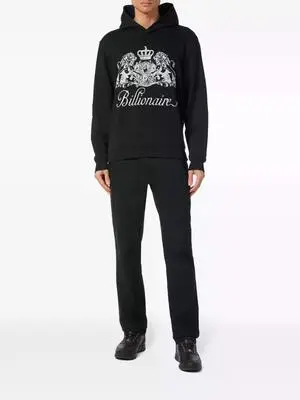 BILLIONAIRE Logo-print Cotton Hoodie