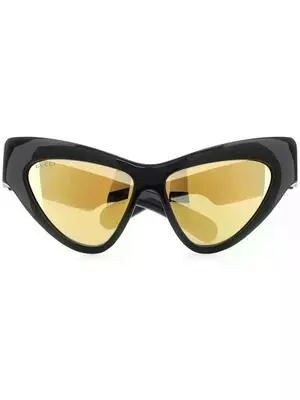 Gucci Acetate Cat-eye Sunglasses - Black