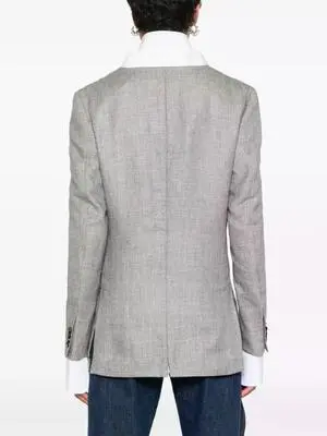 BETTTER X Zegna Collarless V-neck Blazer