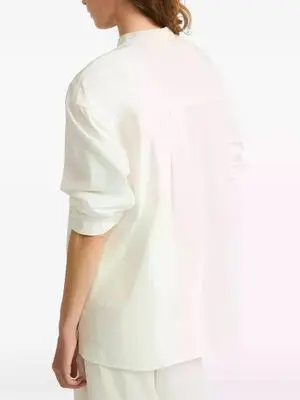 YVES SALOMON Poplin Blouse - White