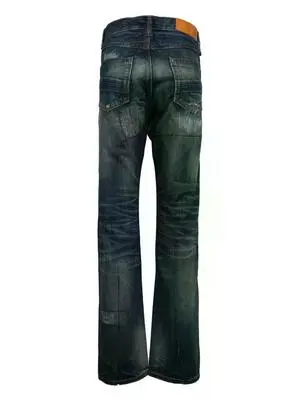 PRIVATE STOCK LABS Whiskering Effect Jeans