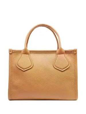 LANCEL Small Jour Leather Tote Bag - Brown