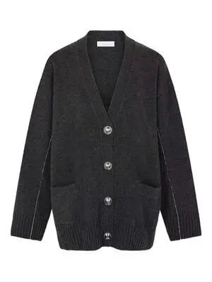 Rabanne Buttoned Cardigan - Grey