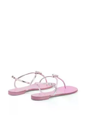 GIUSEPPE ZANOTTI Alphonsine Thong Sandals - Pink