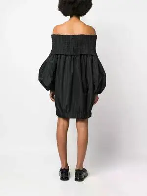 PATOU Off-shoulder Puff-sleeve Dress