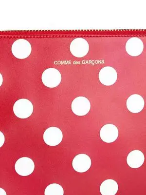 Comme Des Garçons Polka Dot Print Wallet