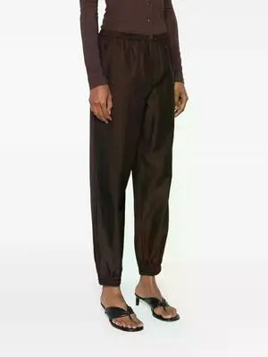 JOSEPH Button-fastening Elasticated Ankle Trousers