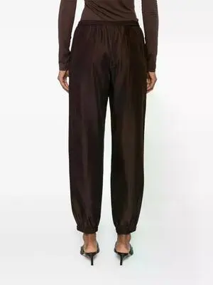 JOSEPH Button-fastening Elasticated Ankle Trousers