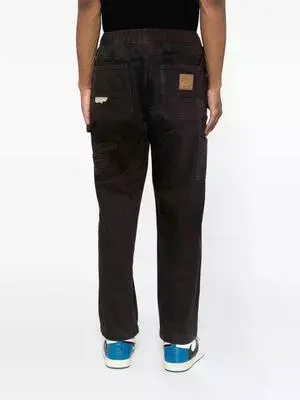 AAPE BY *A BATHING APE Logo Patch Straight-leg Denim Trousers