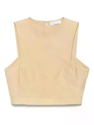 Rabanne Twill Vest - Neutrals
