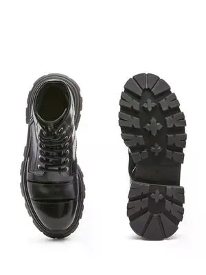 Alexander McQueen Wander Cut-out Combat Boots
