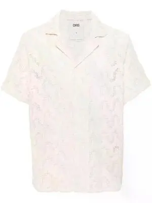 OAS Company Atlas Cuba Crochet Shirt - Neutrals