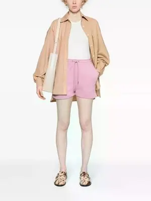 Maison Kitsuné Rose Fox Patch Track Shorts