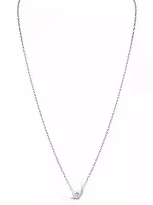 PRAGNELL 18kt White Gold Heart Cut Diamond Necklace