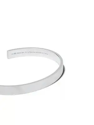 Le Gramme 21 Grams Ribbon Bracelet In Sterling