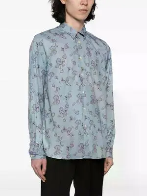 Paul Smith Paisley-print Cotton Shirt