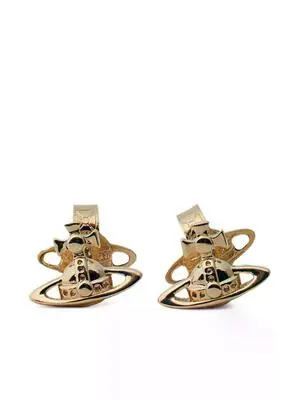 VIVIENNE WESTWOOD Orb-plaque Stud Earrings - Gold