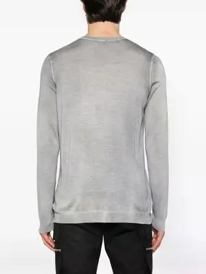 Avant Toi Distressed Crew Neck Sweater