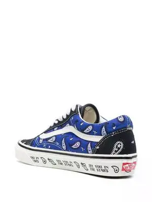 VANS Old Skool Paisley Print Lace-up Sneakers