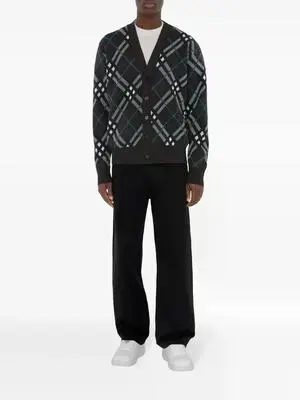 Burberry Vintage Check V-neck Cardigan