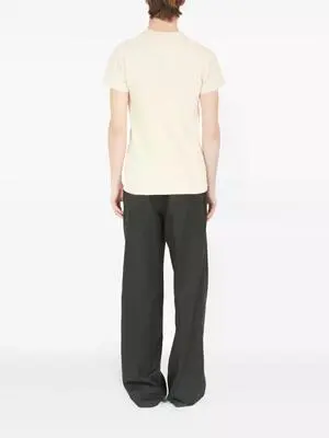 MAISON MARGIELA Logo-embroidered Cotton T-shirt