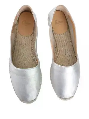 CastaÑer Kenda Metallic Leather Espadrilles
