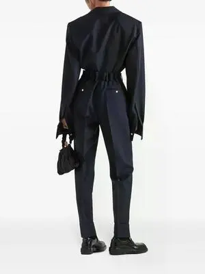 Prada Pressed-crease Tailored Trousers