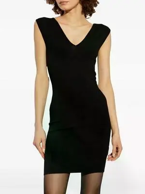 Dsquared2 Mini V-neck Logo Plaque Dress