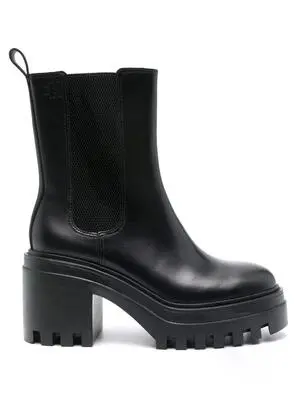 Calvin Klein 50mm Leather Chelsea Boots