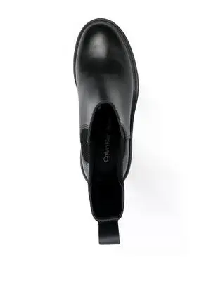 Calvin Klein 50mm Leather Chelsea Boots