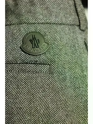 Moncler Tailored Herringbone Trousers