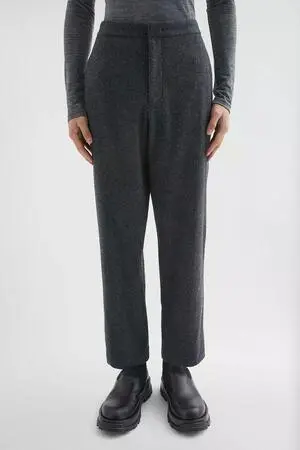 JIL SANDER Wool Flannel Tailored Trousers