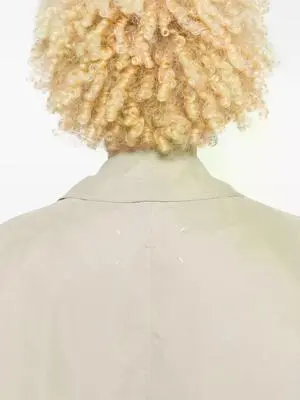 MAISON MARGIELA Four-stitch Logo Trench Coat