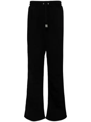 Off-White Diag-stripe Embroidered Track Pants - Black