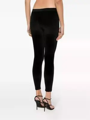 TOM FORD Velvet Logo-waistband Leggings