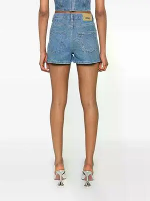 ROTATE BY BIRGER CHRISTENSEN Embellished High-rise Denim Shorts