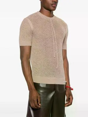 Fendi Open-knit Wool T-shirt