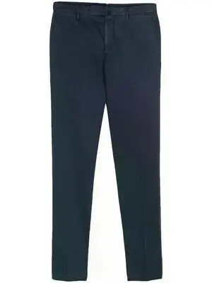 Incotex Twill Tapered-leg Trousers - Blue