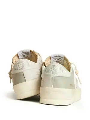 GOLDEN GOOSE Stardan Panelled Leather And Mesh Sneakers