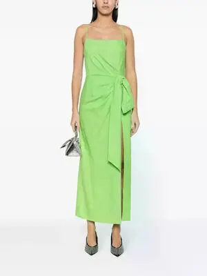 MSGM Gathered-detail Maxi Dress