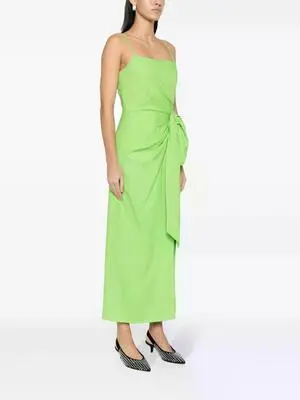 MSGM Gathered-detail Maxi Dress