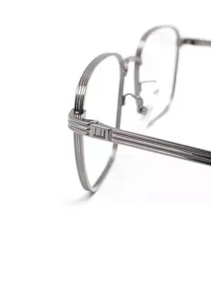 Dunhill Square-frame Eyeglasses - Silver