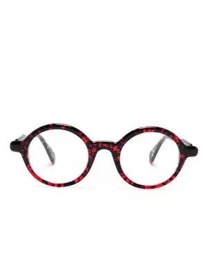 ETNIA BARCELONA Brutal Round Frame Eyeglasses - Red