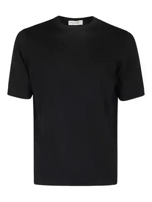 FILIPPO DE LAURENTIIS Short-sleeve Crew Neck T-shirt - Black