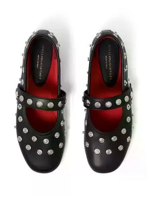 Stella McCartney Studded Mary Jane Ballet Flats - Black