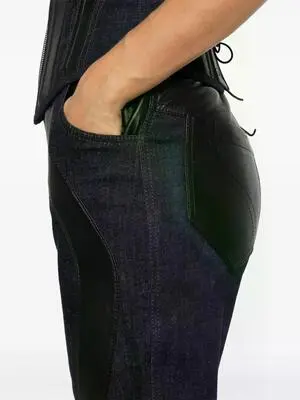 MITILIANE COUTURE Paneled Slim-cut Jeans