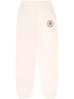 Sporty & Rich Bristol Crest Cotton Track Pants