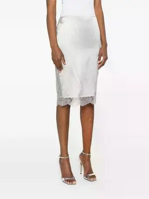 TOM FORD Lace Detail Midi Skirt