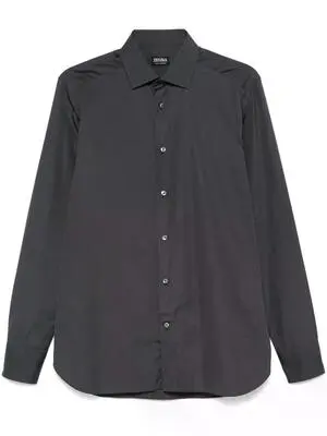 Zegna Poplin Shirt - Grey