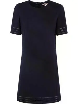 TWINSET Short-sleeved A-line Dress - Blue